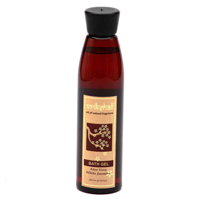 Vrikshali Aloevera White Jasmine Bath Gel