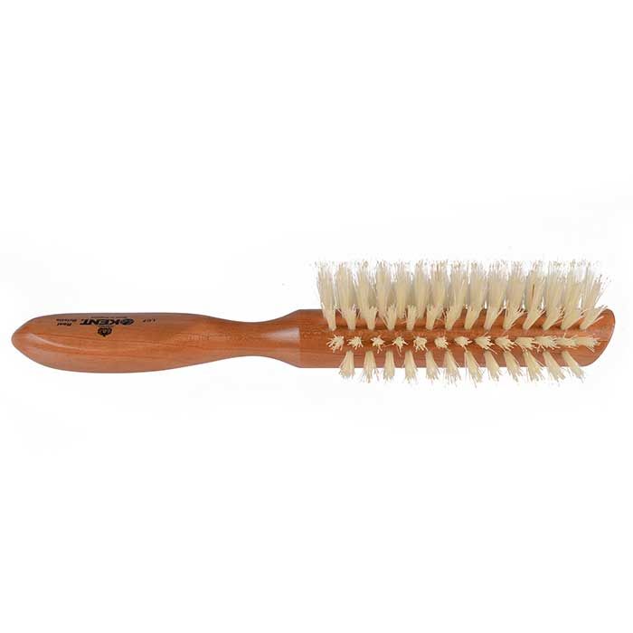 Kent Half Radial Cherry Wood Pure White Bristle Dressing & Styling ...