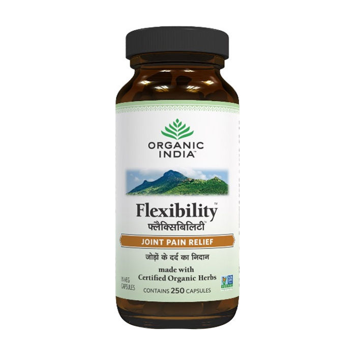Organic India Flexibility 250 Capsules Bottle