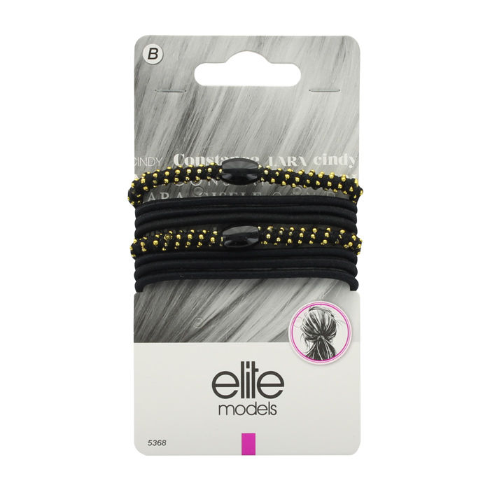 Elite Models Fashion Hair Elastic Bands - Gold