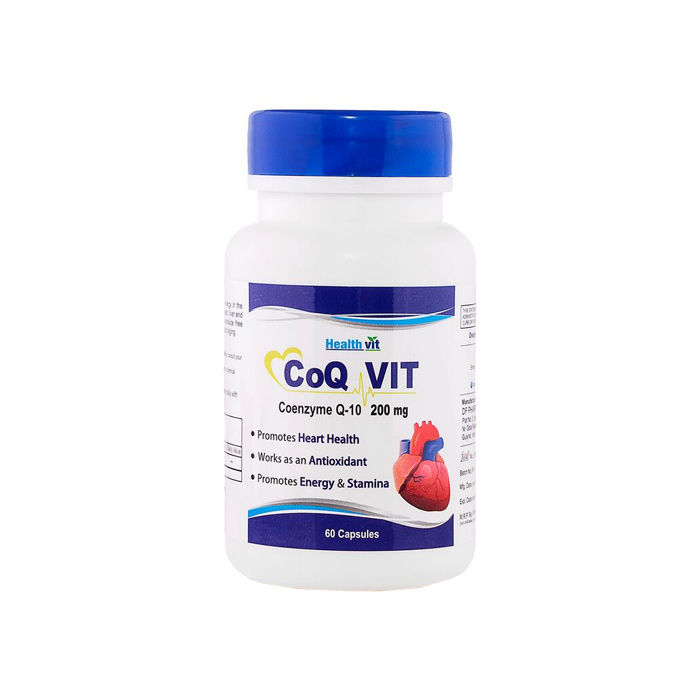 Healthvit Co-Qvit Co-Q 10 Enzyme 200 Mg 60 Capsules