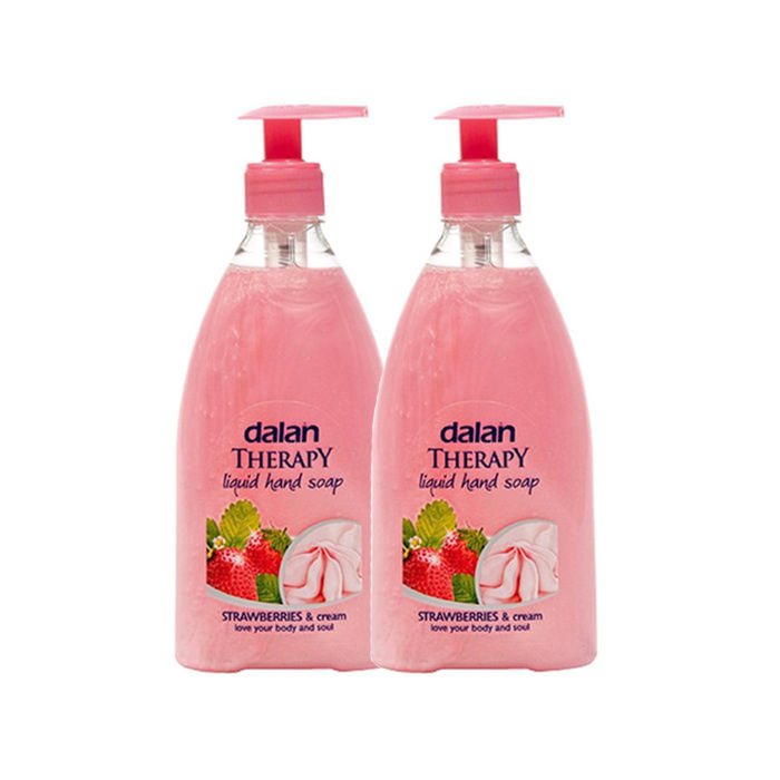 Dalan Therapy Liquid Soap - Strawberries & Cream (400 ml) (Pack of 2)