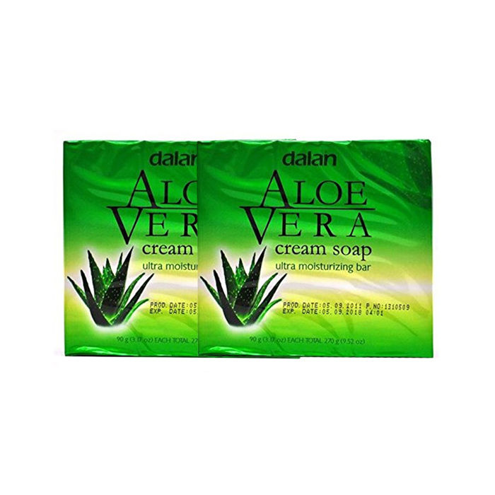 Buy Dalan Cream Soap Aloe Vera (270 g) (Pack of 2) Online | Purplle