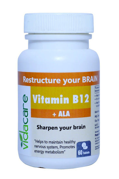 Vidacare - Vitamin B12 + ALA - 60 Tablets