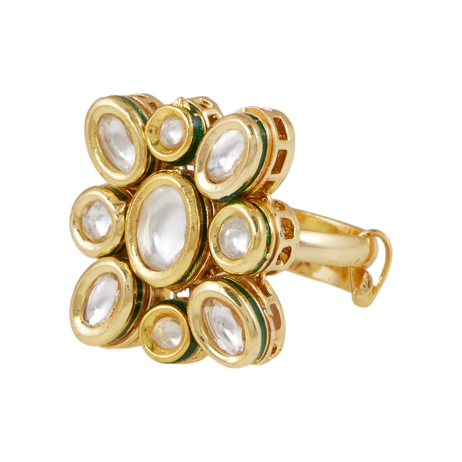 Tipsyfly Symmetry Ethnic Ring For Women