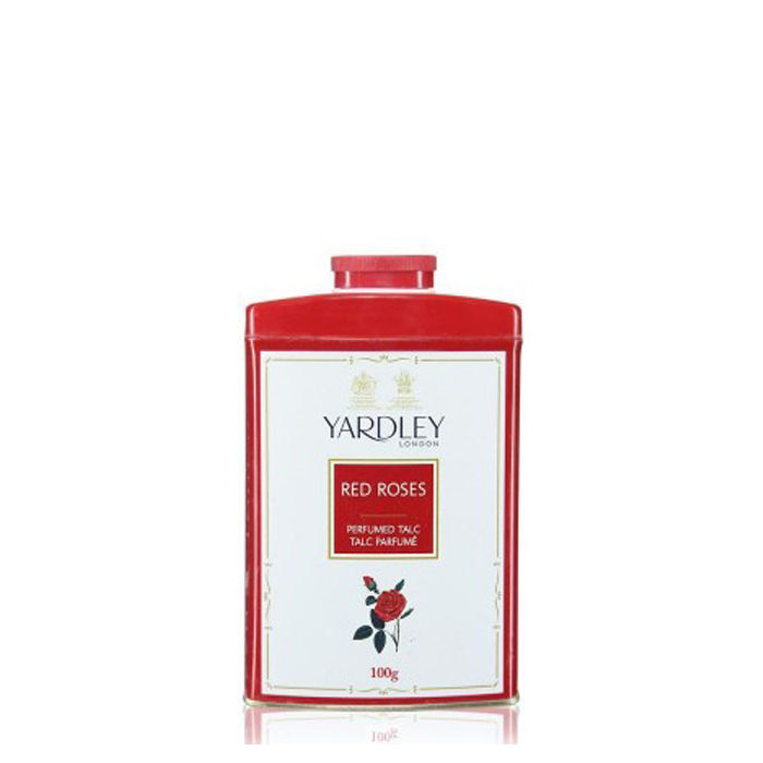 Buy Yardley Red Roses Perfumed Talc (100 g) Online | Purplle