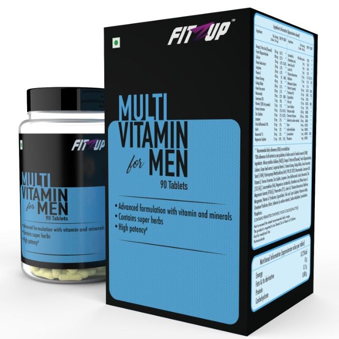 FitZup Multi Vitamin for Men with 4 Gs Gingko Biloba, Ginseng, Green ...