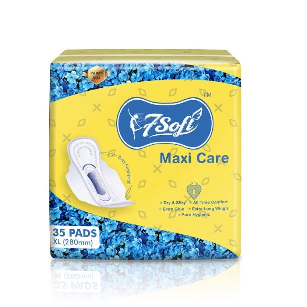 7Soft Ultra Care Cottony Day Heavy Flow XL 280mm Pack Of 35 Sanitary ...