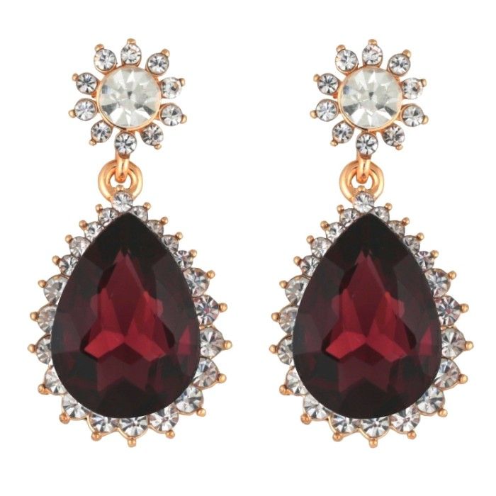 Buy Crunchy Fashion Dangle Earring Gold Women Online | Purplle