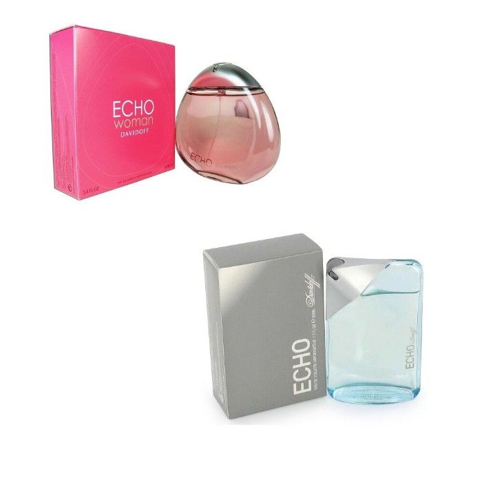 Buy Set of Davidoff Echo Eau De Parfum for Women and EDT Perfume for ...