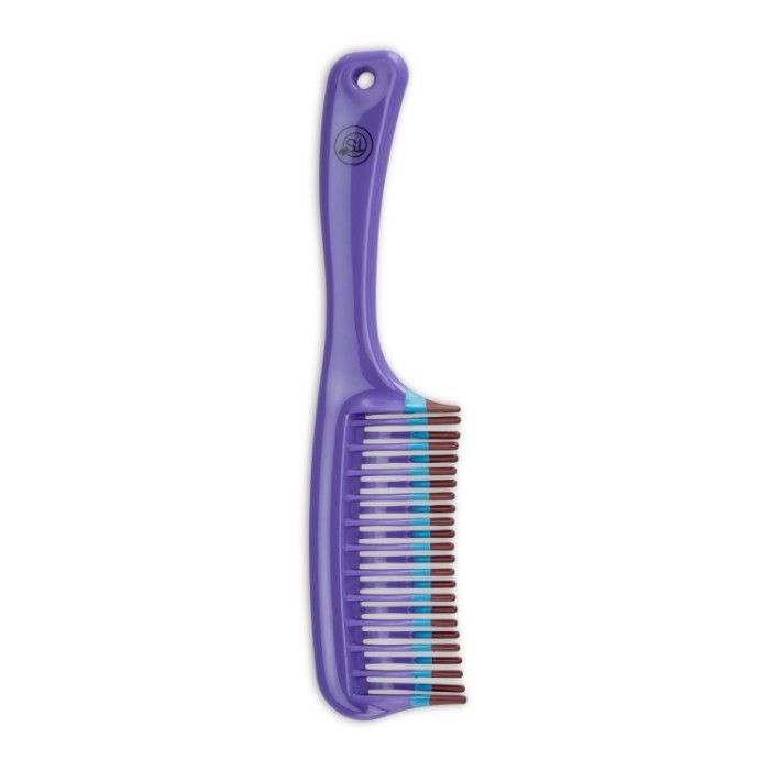 Buy TS Double Row Detangling Comb (Purple) Online | Purplle