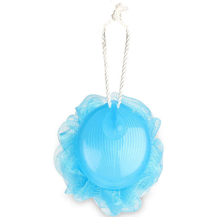 Buy Gorgio Professional Water Blue Loofah With Handle Grip Color May ...
