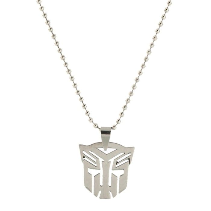 Buy Crunchy Fashion The Autobots Silver Men's Pendant Necklace Online ...