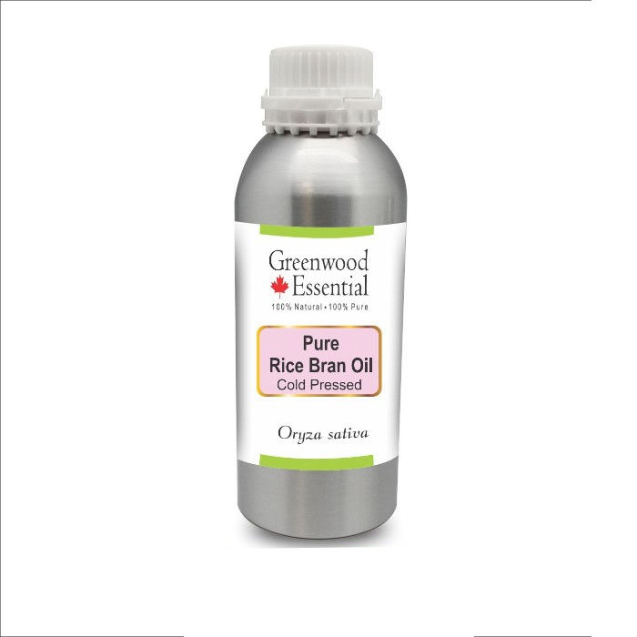 Buy Greenwood Essential Pure Rice Bran Oil (Oryza sativa) 100% Natural ...