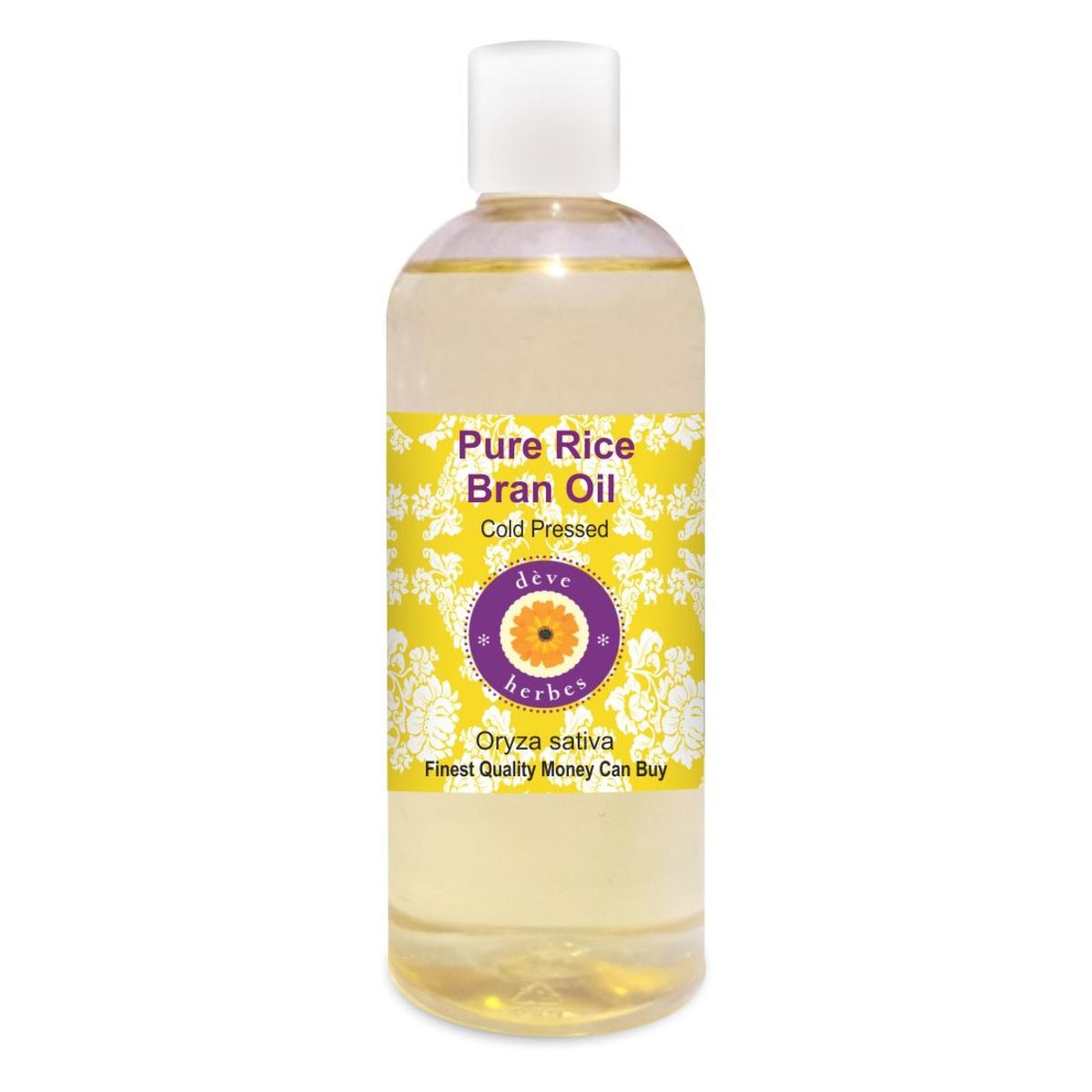 Deve Herbes Pure Rice Bran Oil (Oryza sativa) 100% Natural Therapeutic ...