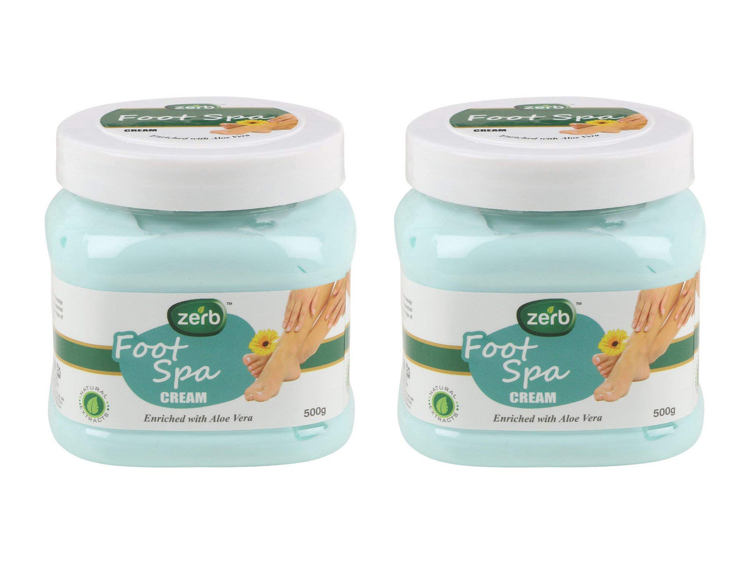 Zerb Foot Spa Cream Enriched With Aloe Vera And Natural Extract Helps ...