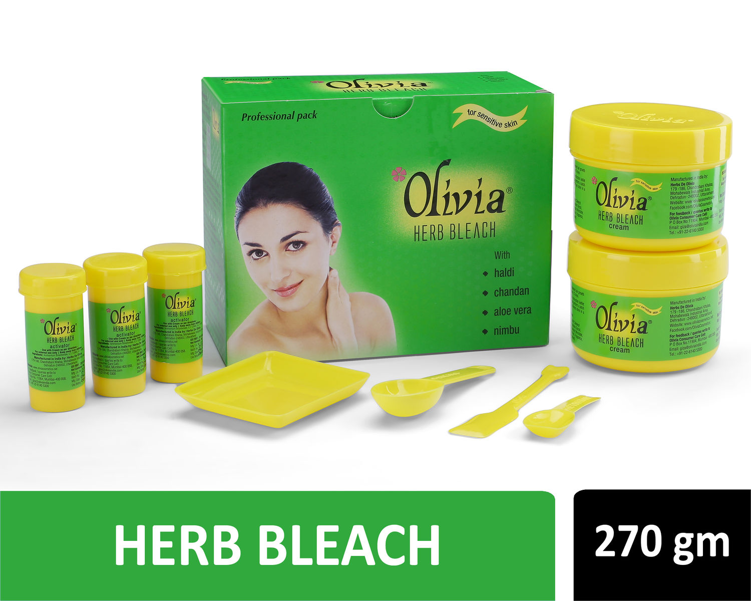 Buy Olivia Herb Bleach (270 g) Online | Purplle