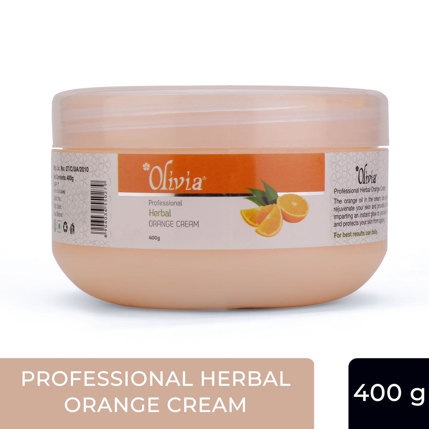 Buy Olivia Orange Facial Massage Cream (400 g) Online | Purplle