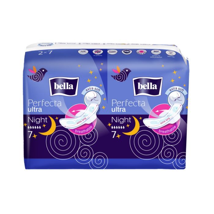 Buy Bella Perfecta Ultrathin Sanitary Napkins Night Soft 14 pcs Online ...