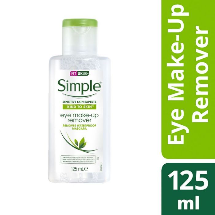 Buy Simple Kind To Skin Eye Make-up Remover, (125 ml) Online | Purplle