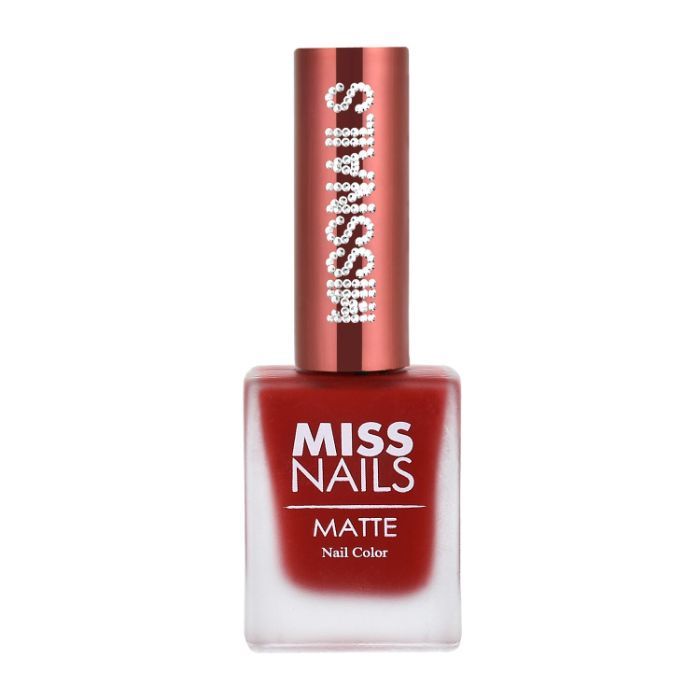 Miss Nails Nail Paint Matte 03 Red Alert (10 ml)