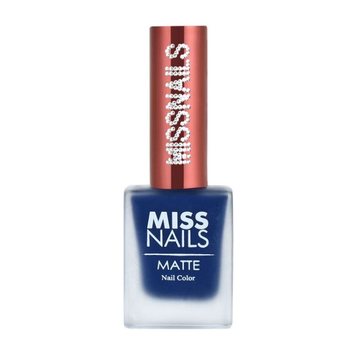 Miss Nails Nail Paint Matte 07 Midnight Blue (10 ml)