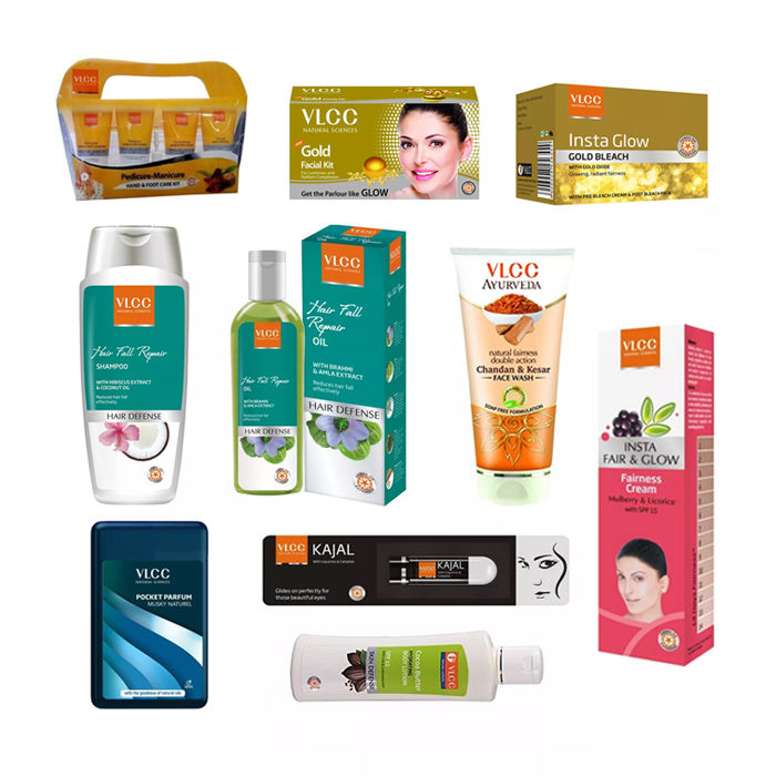 VLCC Head to Toe Golden Value Pack (Pack of 13)