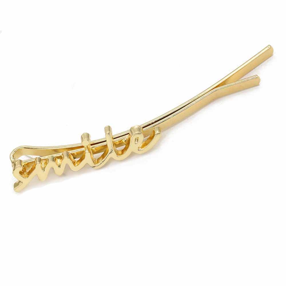 Ferosh Smile golden hair Pin