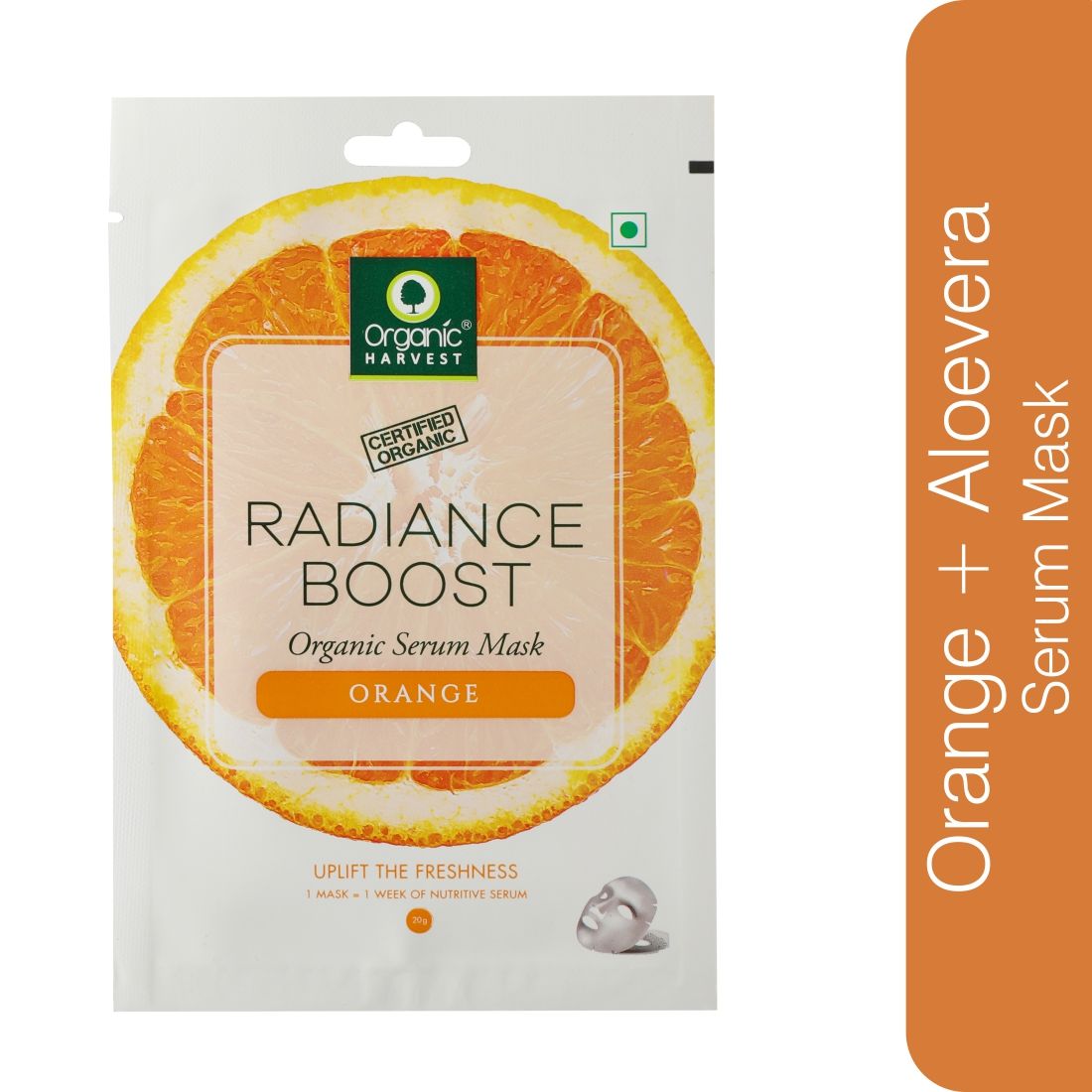 Buy Organic Harvest Aroma Mask Orange (20 g) Online | Purplle