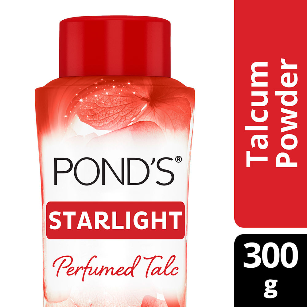 POND'S Starlight Perfumed Talc Powder, Orchid & Jasmin Notes (300 g)