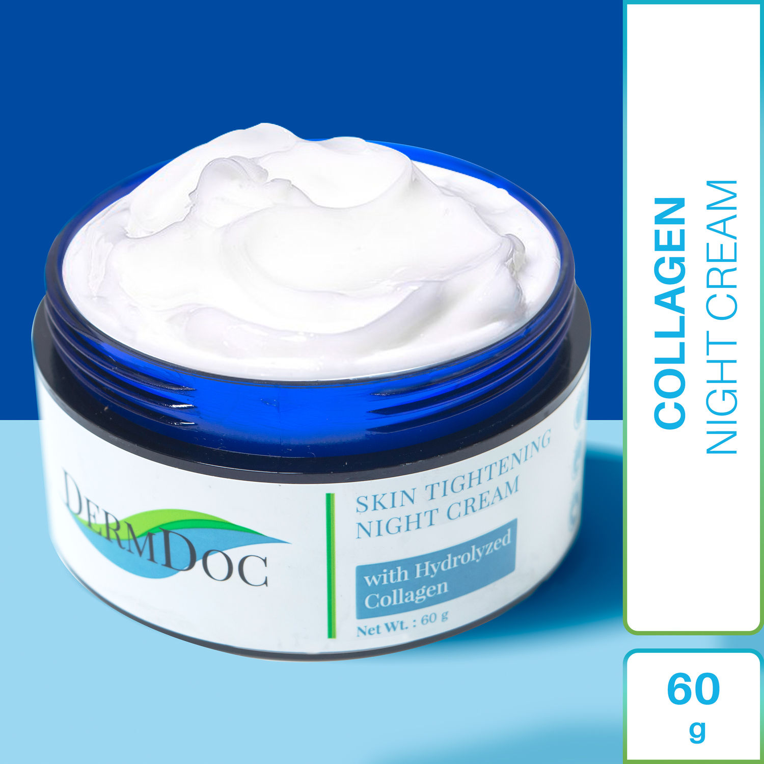 Buy DermDoc Skin Tightening Night Cream with Hydrolyzed Collagen (60 g ...