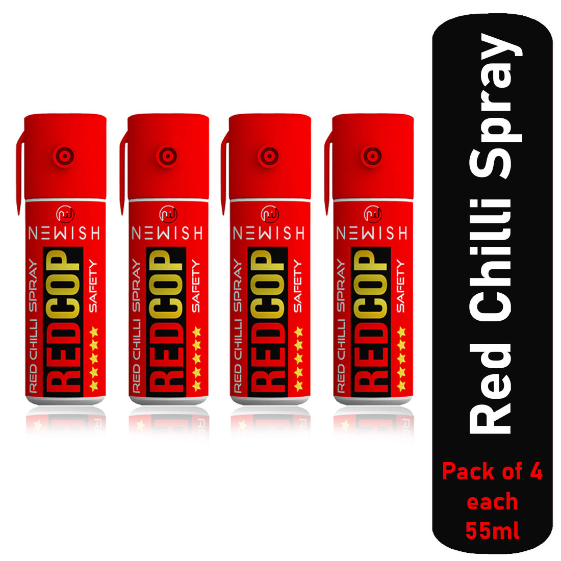 Buy Newish : Powerful Red Chilli Spray Self Defence for Women Pack of 4 ...