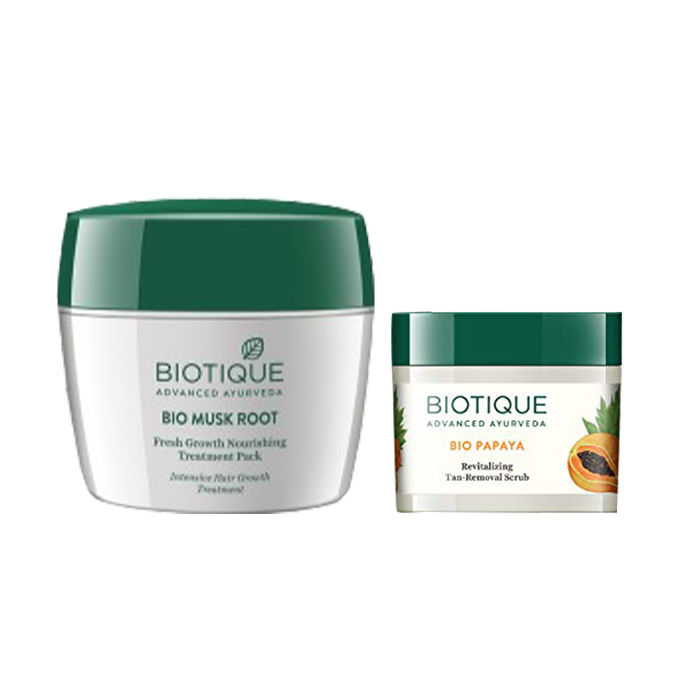 Buy Biotique Bio Musk Root Fresh Growth Nourishing Treatment, 230g And ...