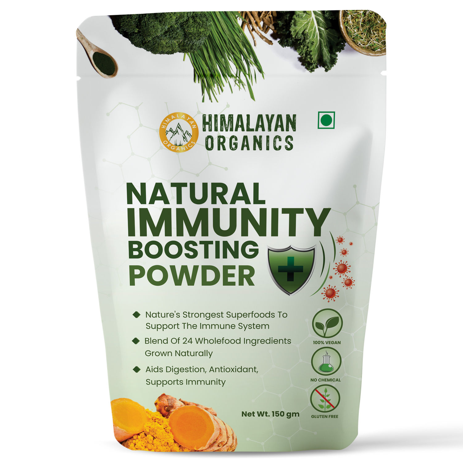 Buy Himalayan Organics Natural Immunity Boosting Powder | 24 Superfood ...