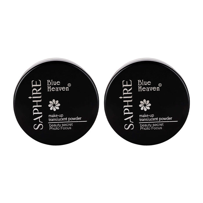 Blue Heaven Saphire Make Up Translucent Powder - Blush (20 g) Pack of 2