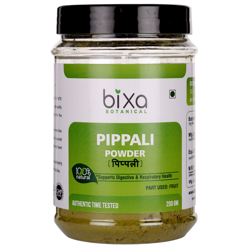 Buy Bixa Botanical Pippali Fruit Powder Piper Longum Online | Purplle