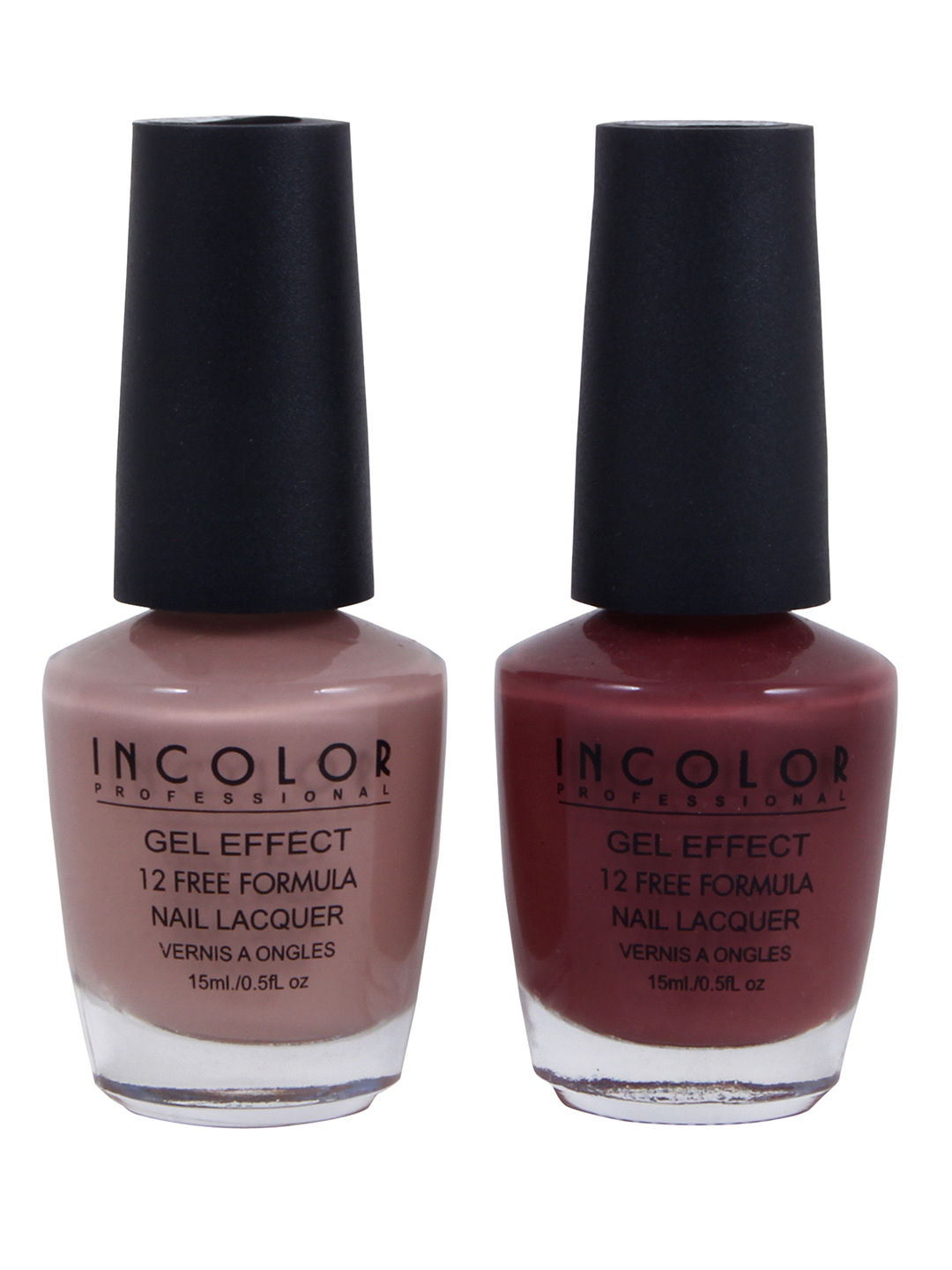 Incolor Gel Effect Nail Paint Combo Pack 2 05 15 Ml
