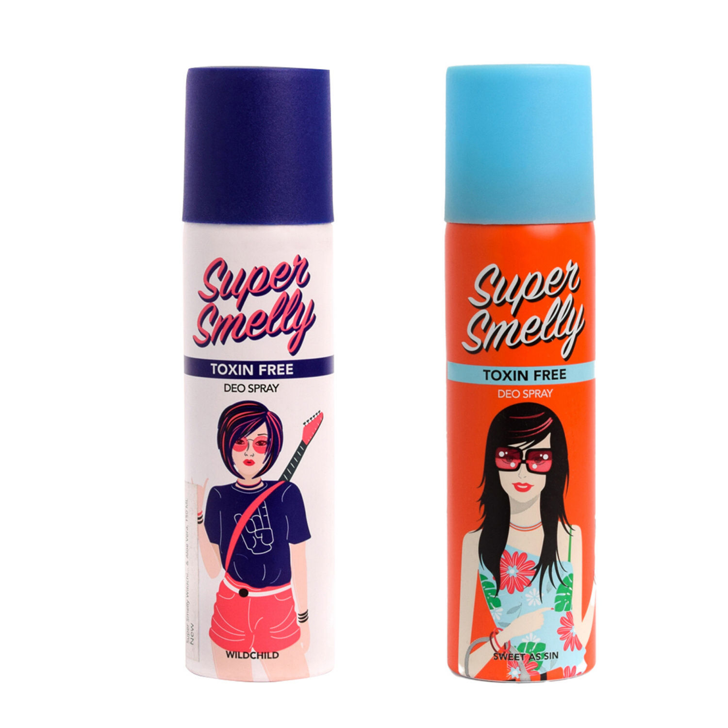 Buy Super Smelly Sweet As Sin & Wild Child - 100% Toxin Free Deodorant ...