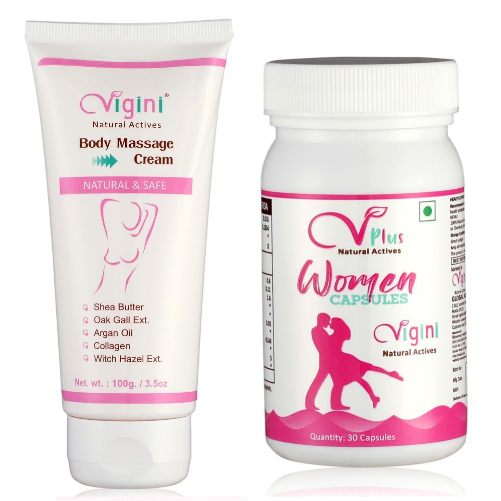 Buy Vigini Plus 100% Natural Actives Bust Breast Enlargement Gel Cream ...