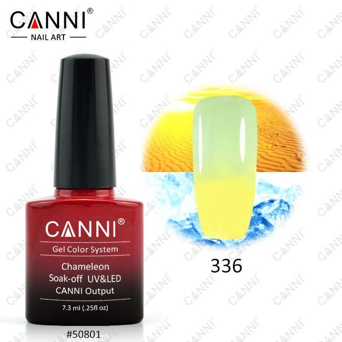 Buy CANNI Thermal Gel Polish Chameleon Colors Nail Art Enamels Gel 7 ...