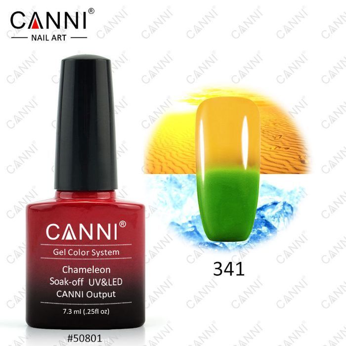 Buy CANNI Thermal Gel Polish Chameleon Colors Nail Art Enamels Gel 7 ...