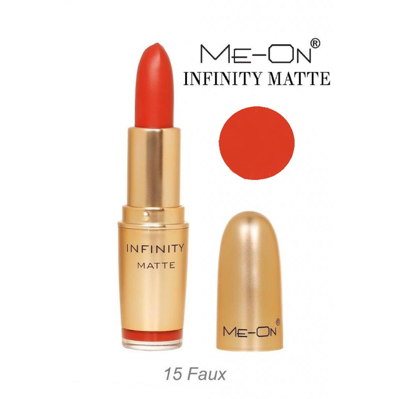 Buy Me-On Infinity Matte Lipstick Shade#15 Faux 4g Online | Purplle