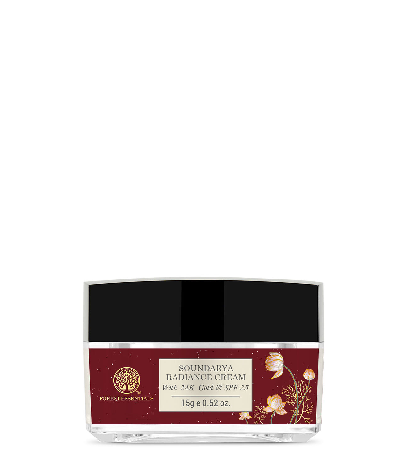 Forest Essentials Soundarya Radiance Cream with 24K Gold & SPF 25, 15 gms