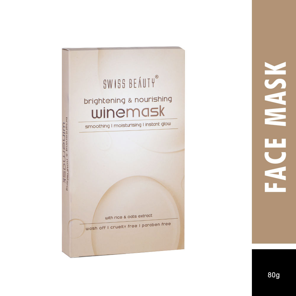 Swiss Beauty Brightening & Nourishing Wine Mask (80 g)
