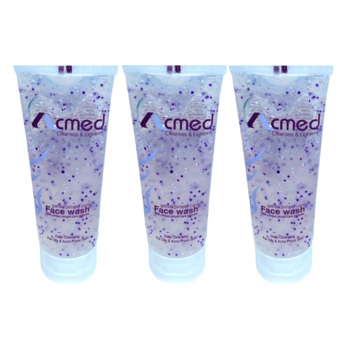 Acmed Pimple Care Face Wash for Acne Prone Skin (70 g) : Pack of 03