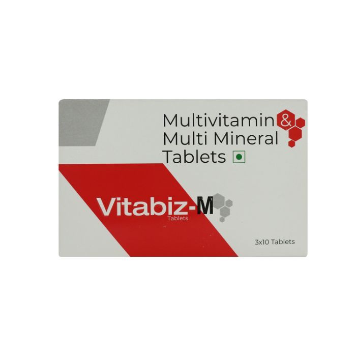 VITABIZ M TABLETS (3 x 10 Tablets) : Multi-Vitamin and Multi-Mineral ...