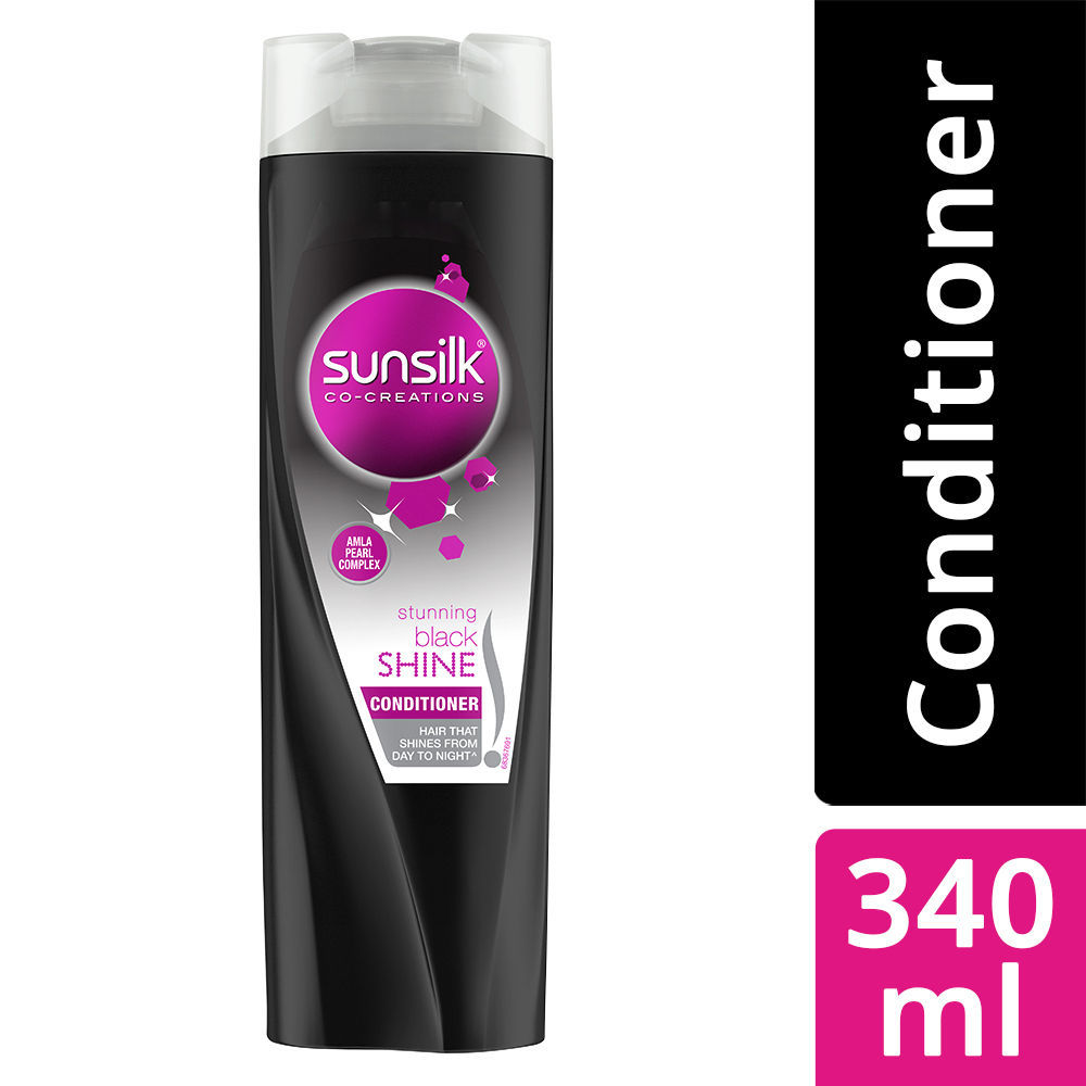 Sunsilk Black Shine Conditioner, 340 ml
