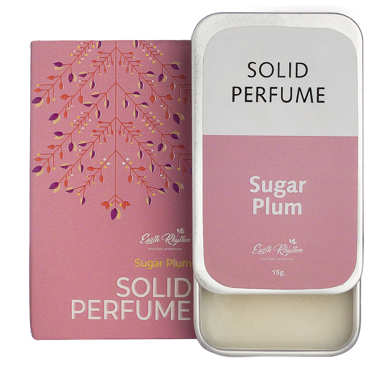 Earth Rhythm Sugar Plum Solid Perfume - 15 Gm