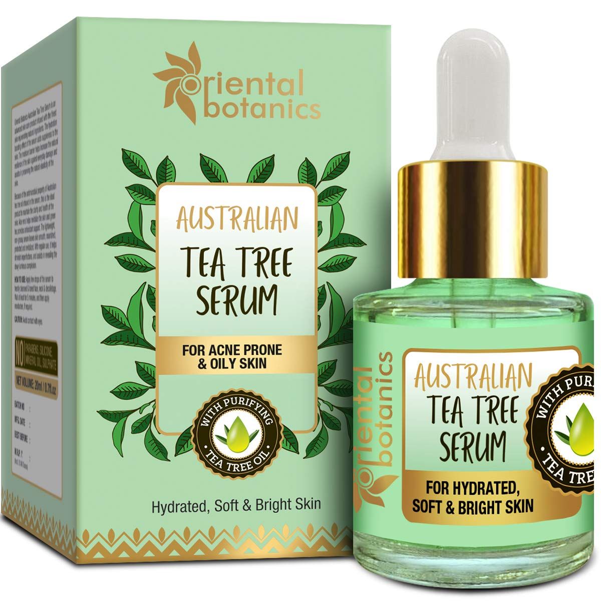 Buy Oriental Botanics Australian Tea Tree Serum 20ml | For Acne Prone ...