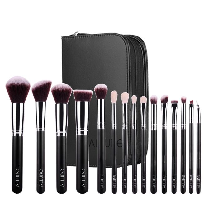 Allure Set of 15 Silver Brushes -SSK-15